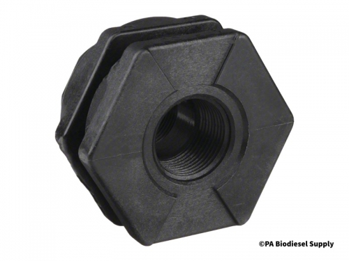 Poly Bulkhead Fitting - PA Biodiesel Supply